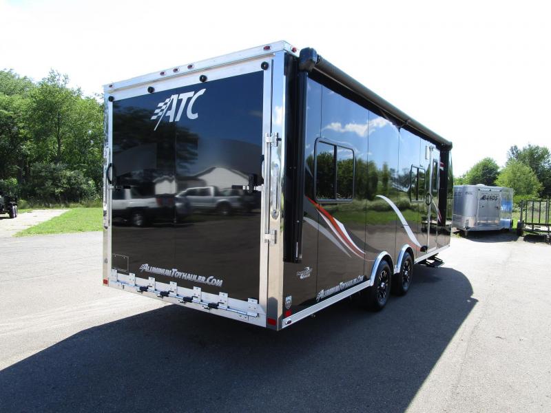 Picked our new toy hauler RV a few days ago, 28 ft ATC (Aluminum ...