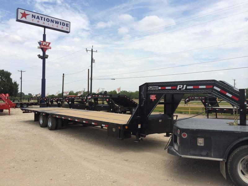 PJ Trailers - Gooseneck Low Pro Hydraulic Dovetail 102"X36 ...
