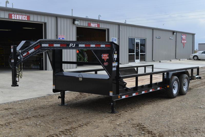 2017 PJ 83"x20' Gooseneck Pipetop Lowboy Trailer | Happy Trailer Sales ...
