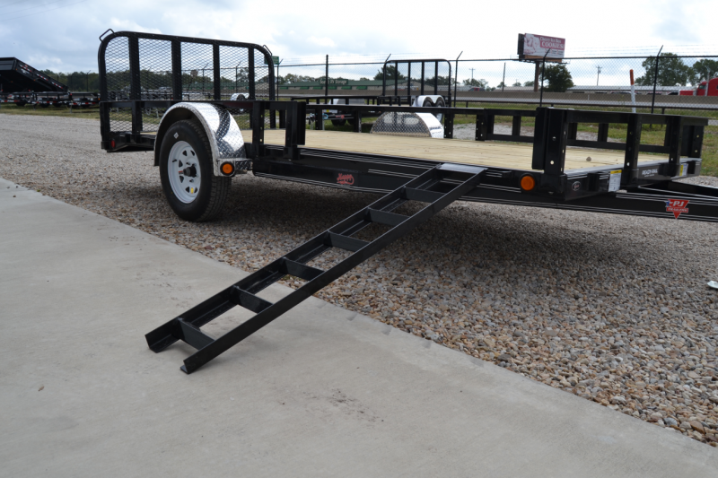 2017 PJ 77"x14' Utility Trailer w/Ready Rail | Happy Trailer Sales | PJ ...